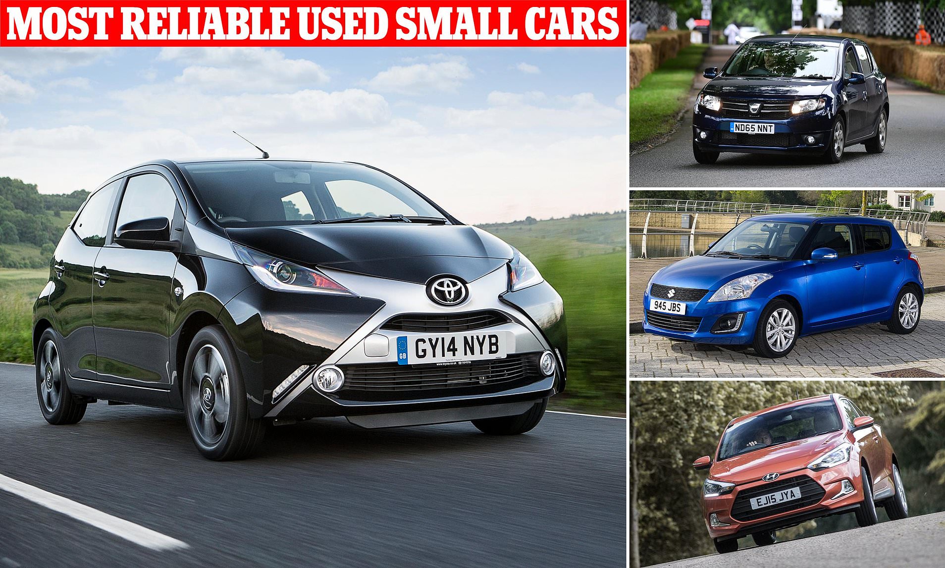 The 10 most reliable used small cars that rarely suffer major faults