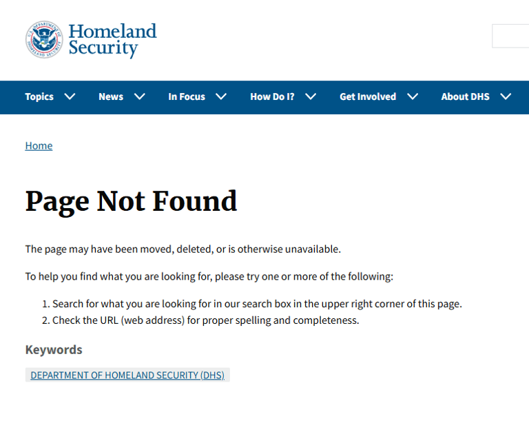 DHS’s list of Virginia’s ‘non-compliant sanctuary jurisdictions’ disappears from website