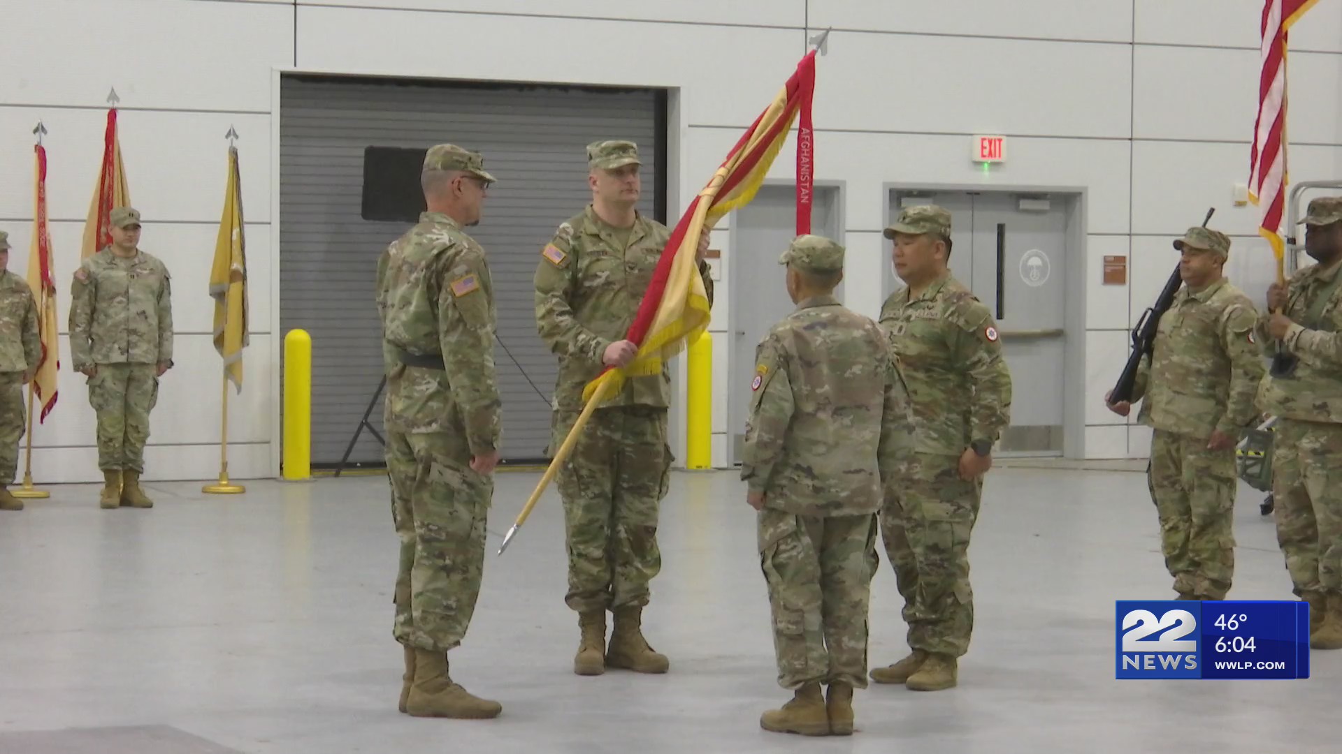 Army change of command at Westover