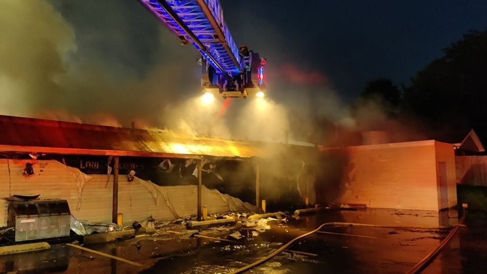 Suspicious fire fought for over 10 hours leaves local grocery store damaged