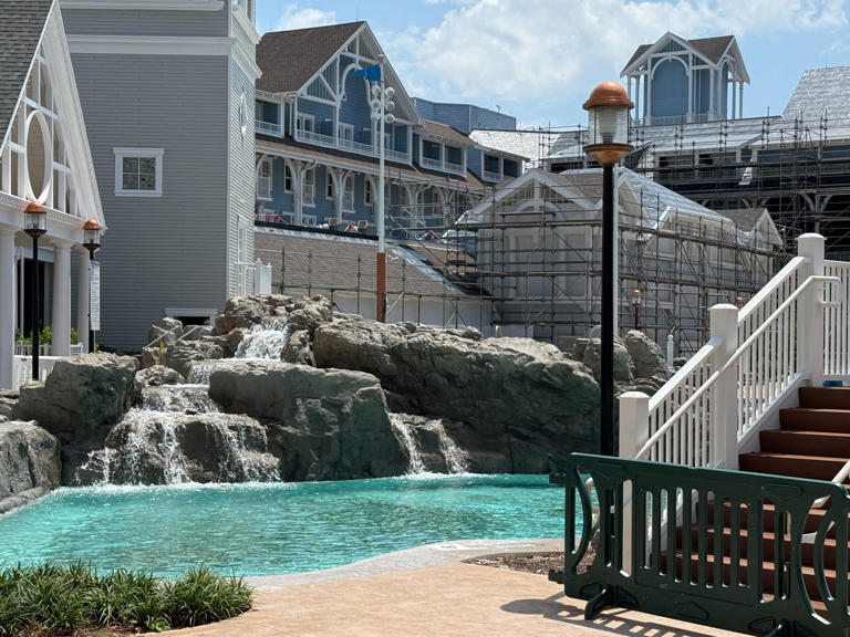 More Water Added to Stormalong Bay, Work Begins on Exterior of Disney’s ...