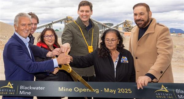 Blackwater Mine, Canada’s newest gold and silver mine, officially open