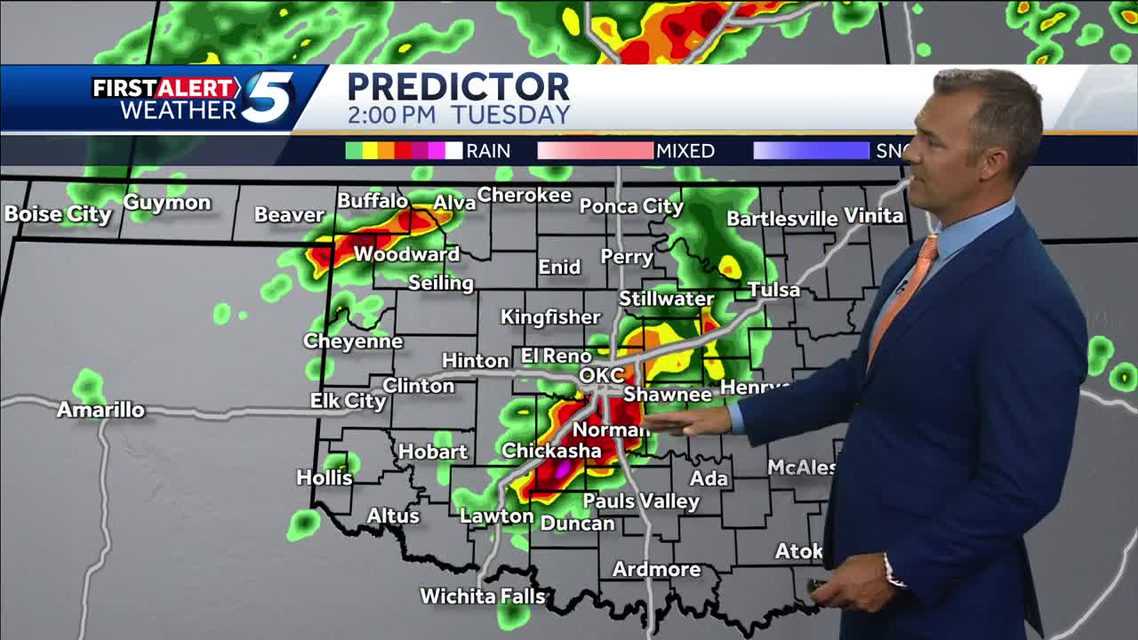 TIMELINE: Severe storms return to Oklahoma on Monday (June 2, 2025)