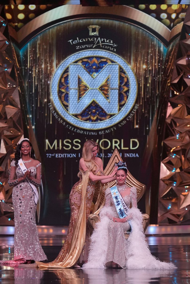 New Miss World crowned as controversy brews over Miss England accusations