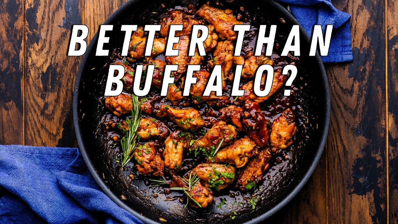 Easy Balsamic Braised Chicken Wings