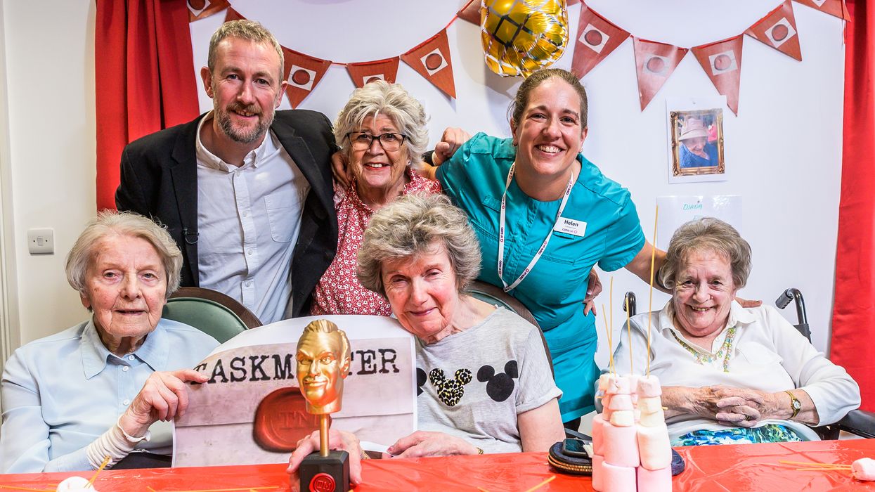 Taskmaster creator Alex Horne hosts competition at care home