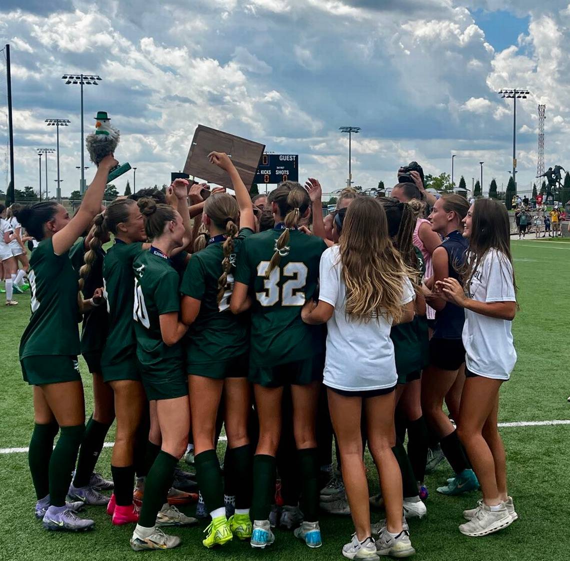 Wichita's first: Bishop Carroll girls soccer scores ‘cathartic' state title