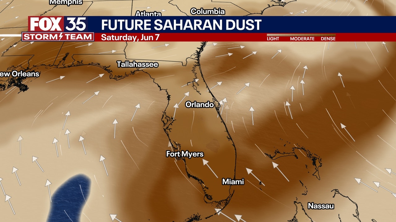 TIMELINE: Saharan dust approaching Florida, bringing hazy skies and ...