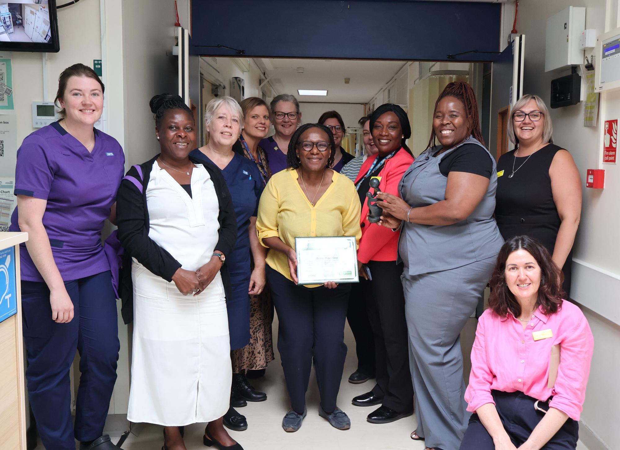 Ilene wins DAISY Leader Award for her compassionate leadership