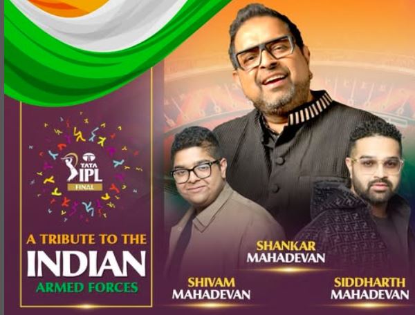 IPL 2025 Final: Shankar Mahadevan and sons set to honour Armed Forces ...