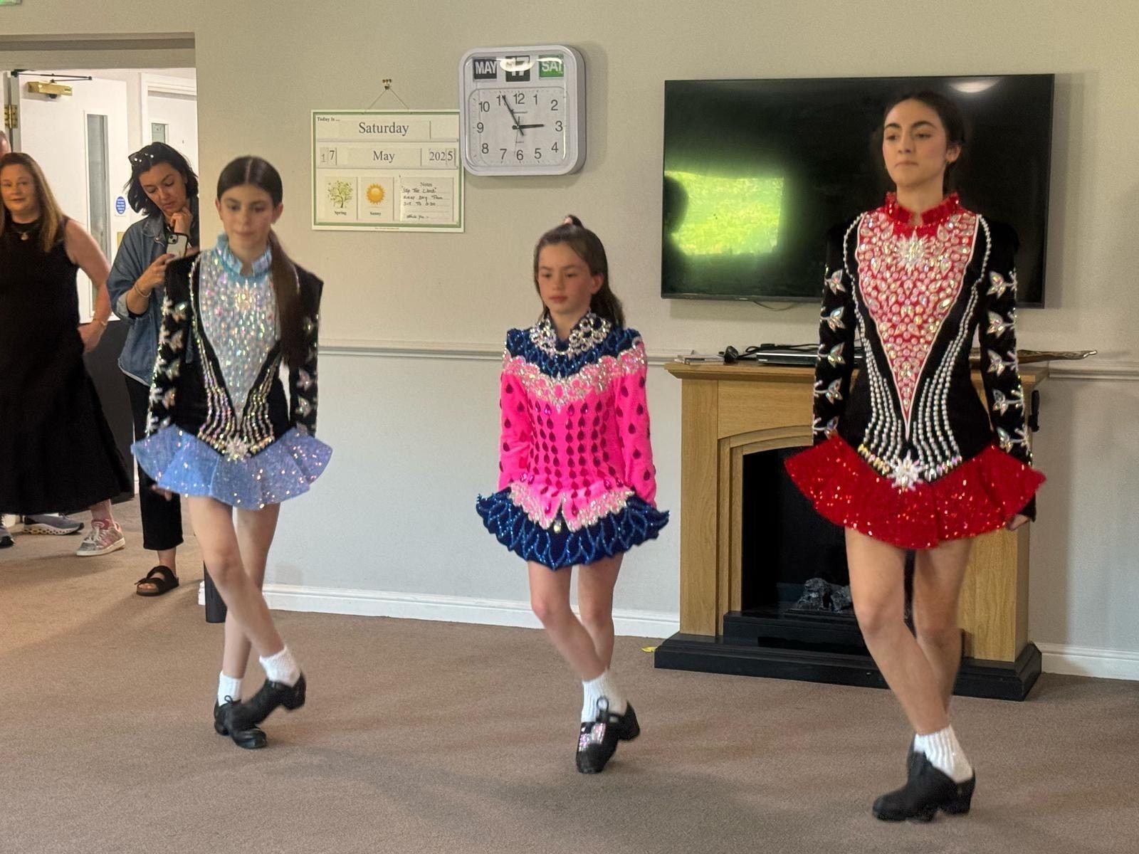 Watford care home welcomes The Halpin School of Irish Dancing for a ...