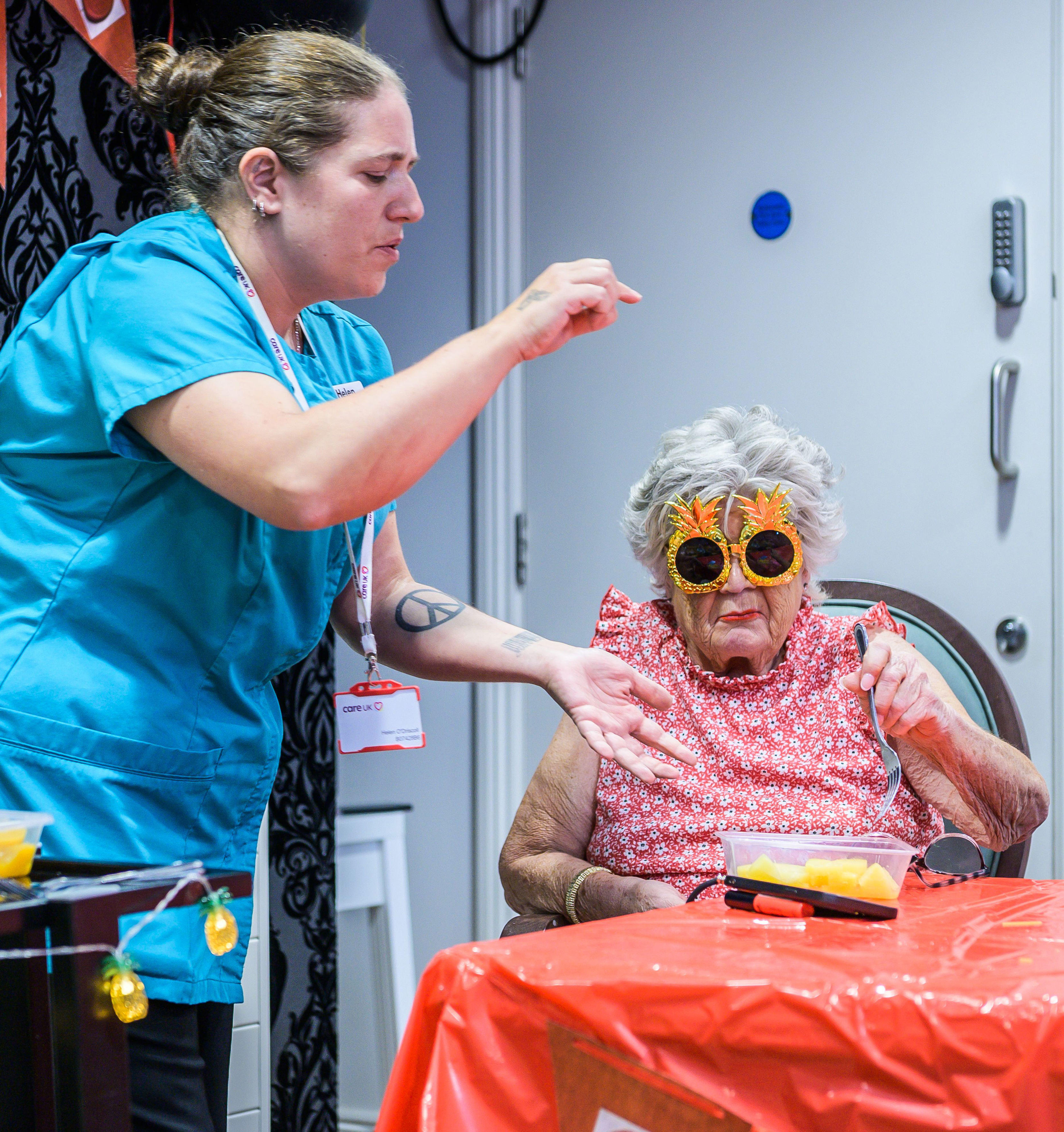 Taskmaster creator Alex Horne hosts competition at care home