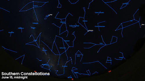 Look up! What's going on in the June night sky?