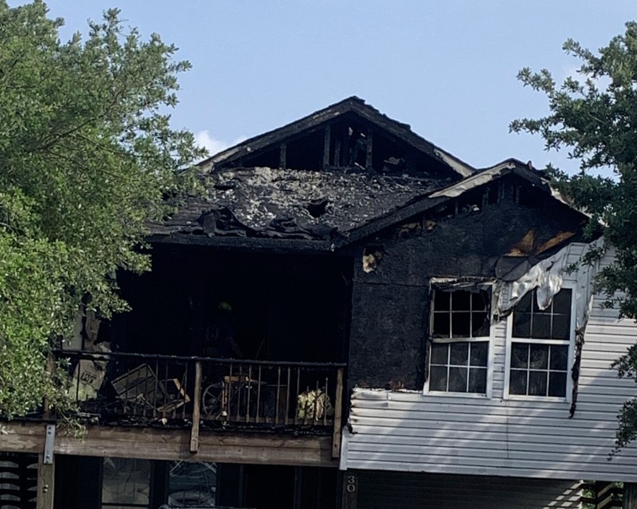 Fire on West Arch Street in Kill Devil Hills leaves firefighter injured