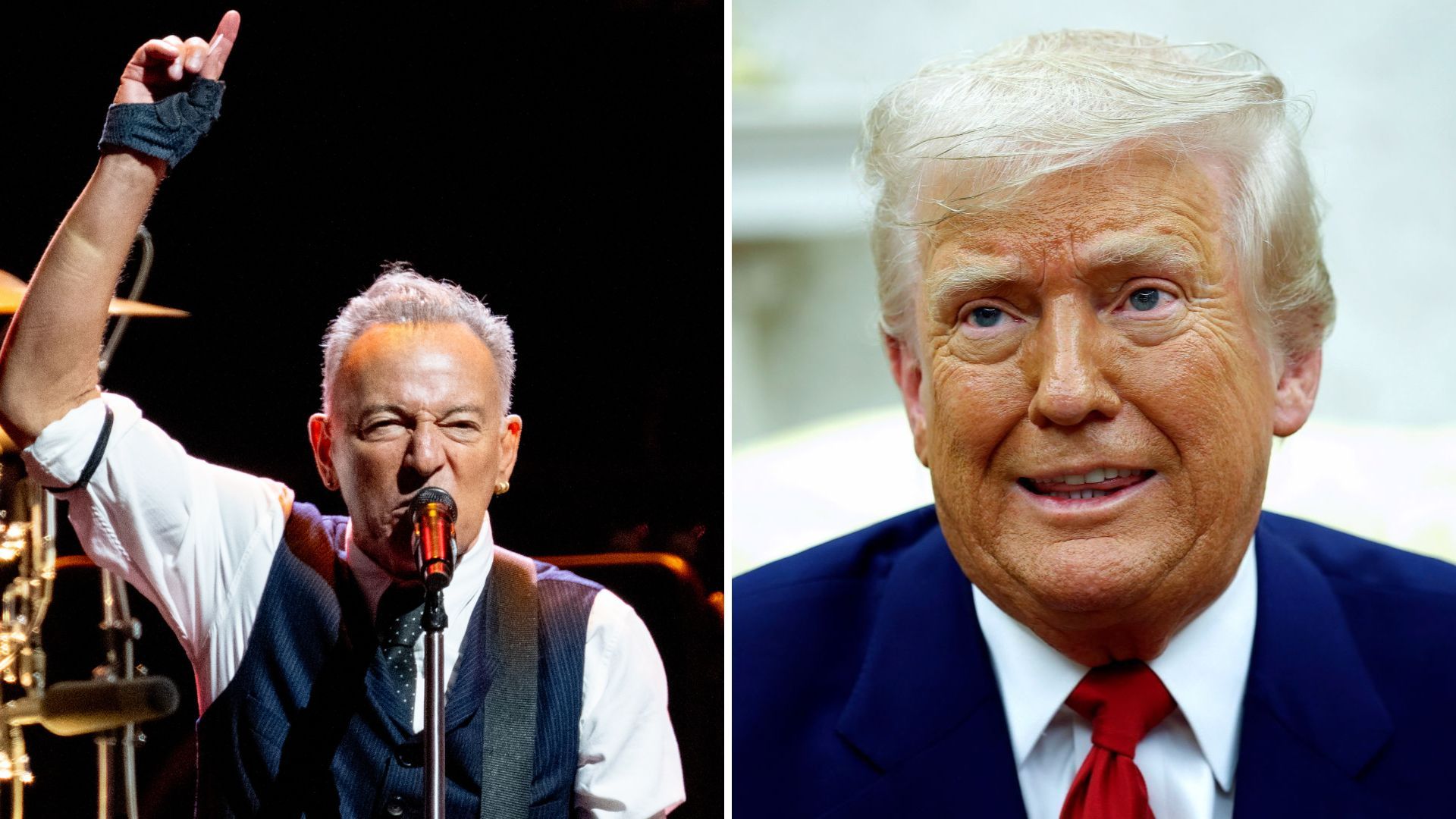 Springsteen responds to Trump with his guitar