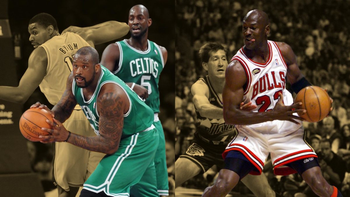 Kevin Garnett ranks Michael Jordan and Shaquille O'Neal above all in ...
