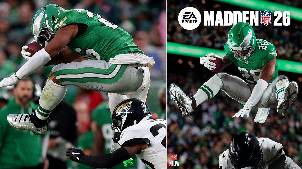 Saquon Barkley's Madden 26 cover will feature iconic backwards hurdle: 'A dream come true'