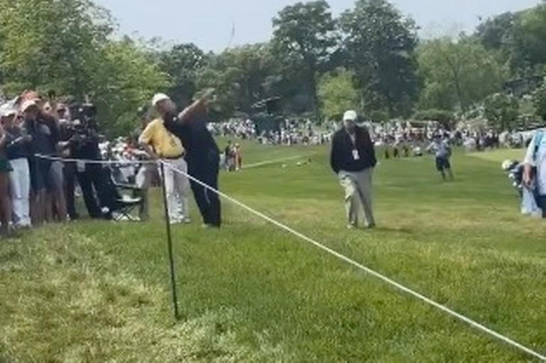 Terrifying footage shows just how close Jordan Spieth was to hitting ...