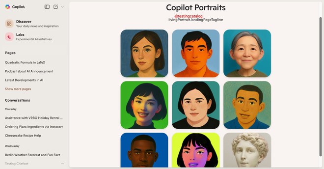 Copilot di Microsoft testa i Live Portraits: avatar personalizzati in ...