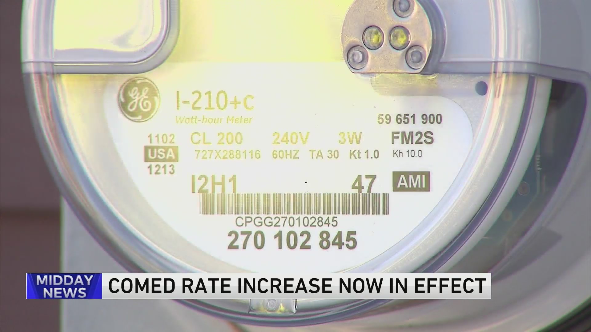 Rate increase for ComEd customers takes effect this month