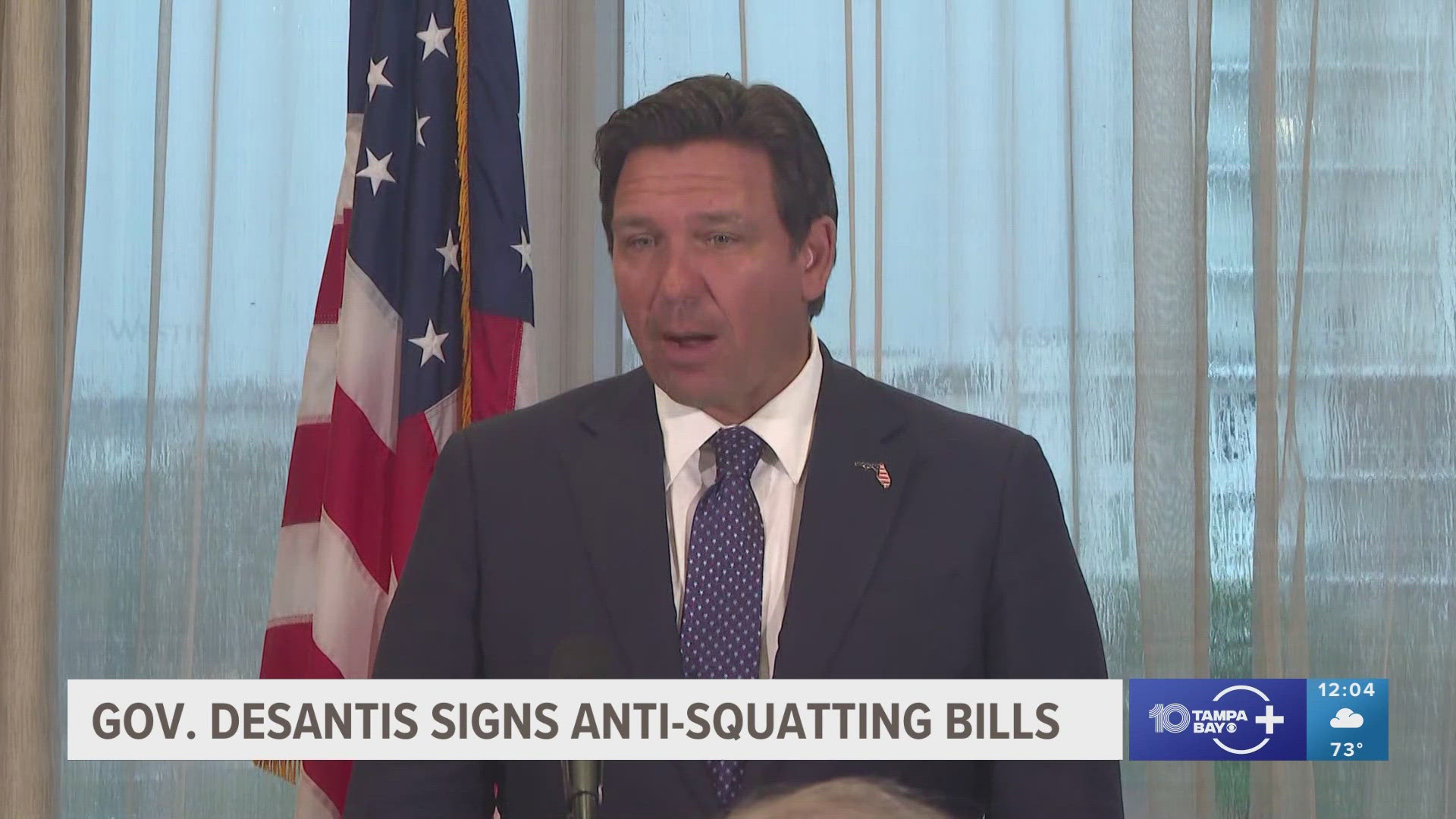 DeSantis signs bills in Sarasota cracking down on squatters