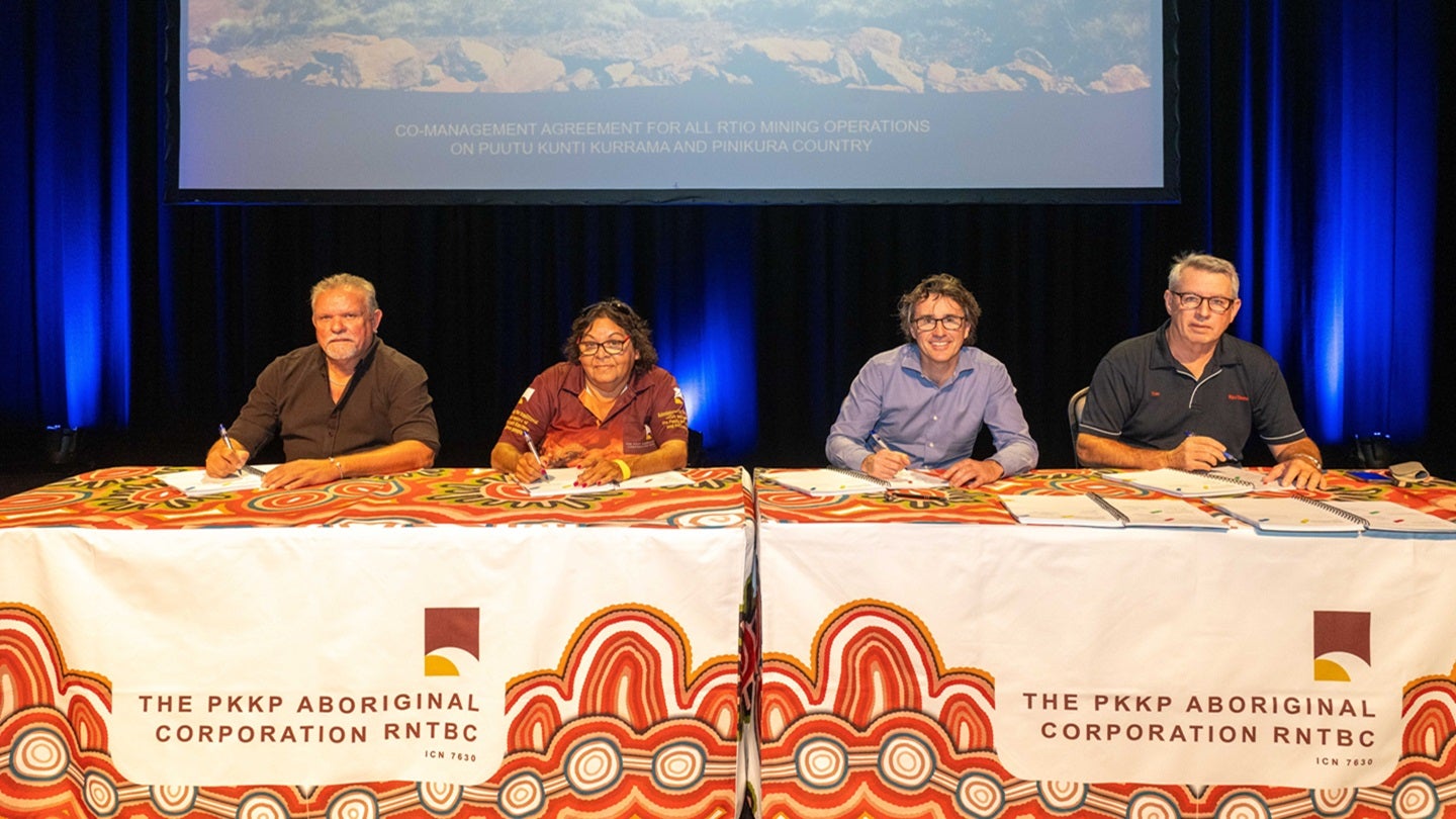 PKKP and Rio Tinto sign co-management deal for iron ore operations