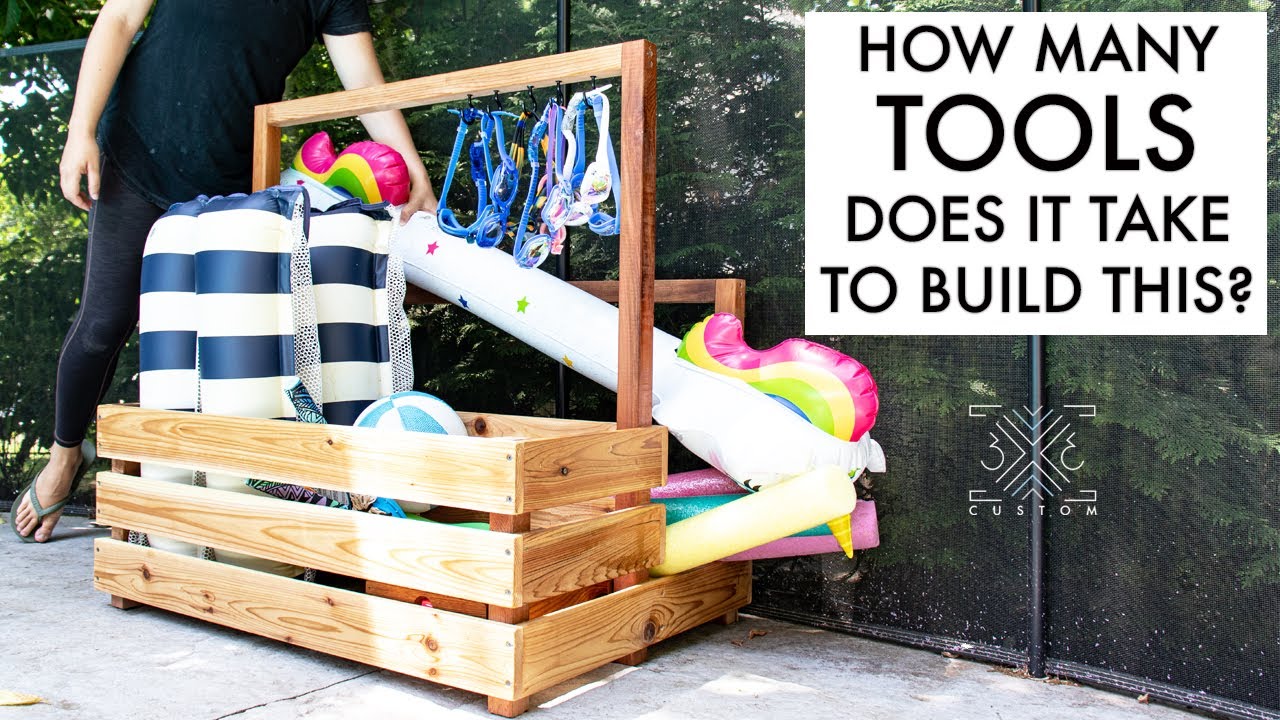 Building a Pool Toy Organizer - How many tools do you think it takes to ...