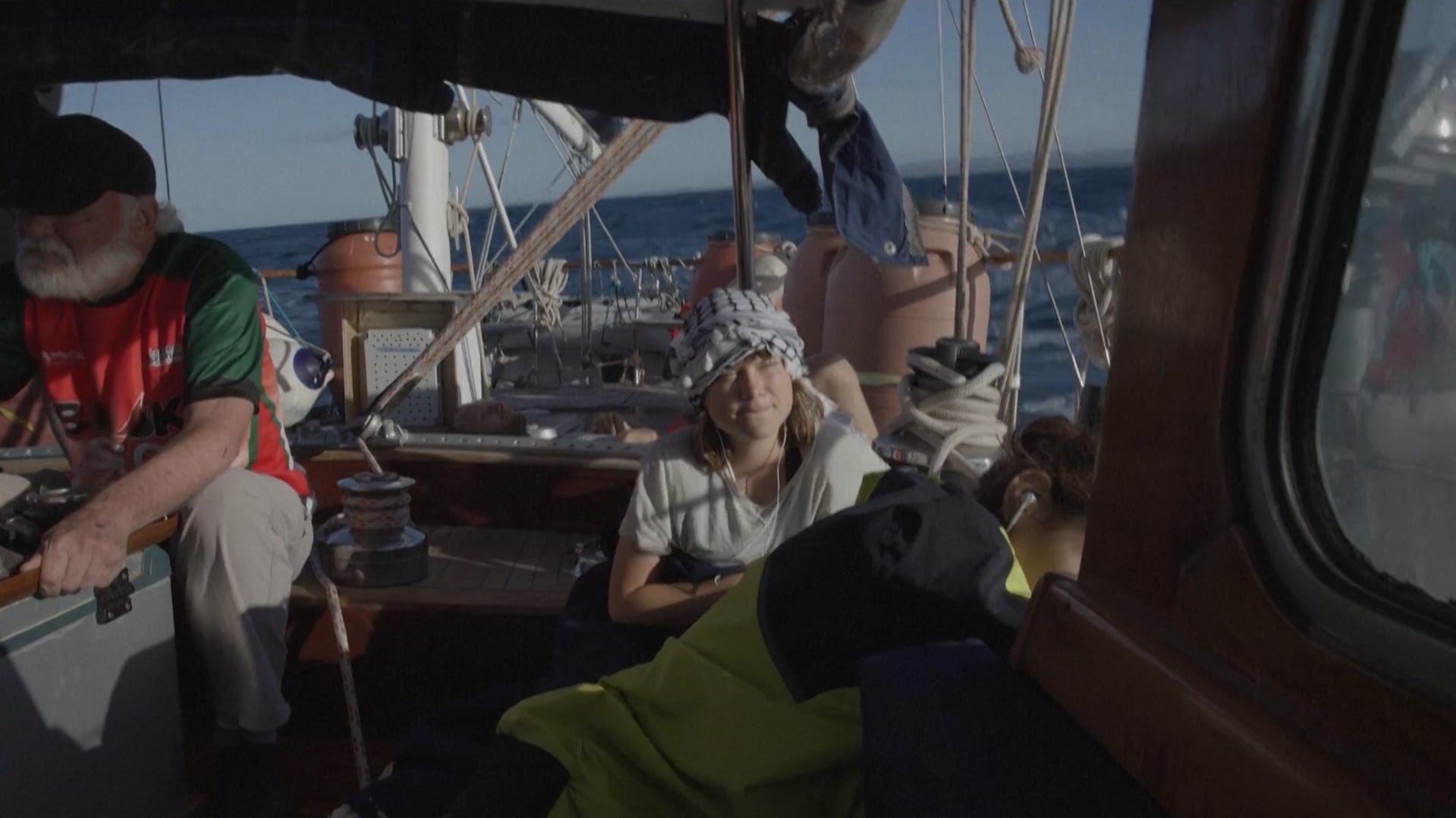 Climate activist Greta Thunberg, actor Liam Cunningham set sail for ...