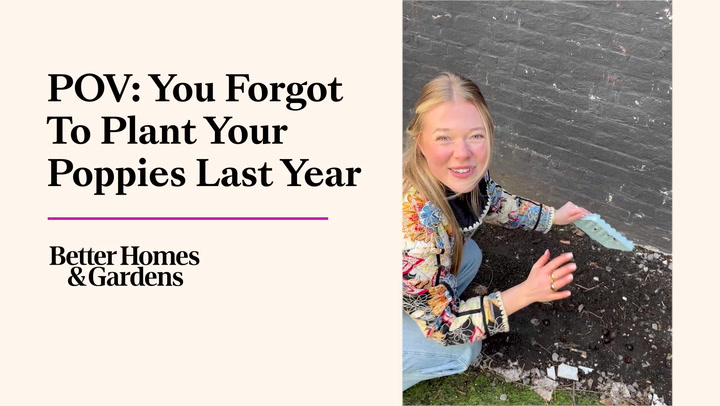 Poppy Seed Gardening Hack