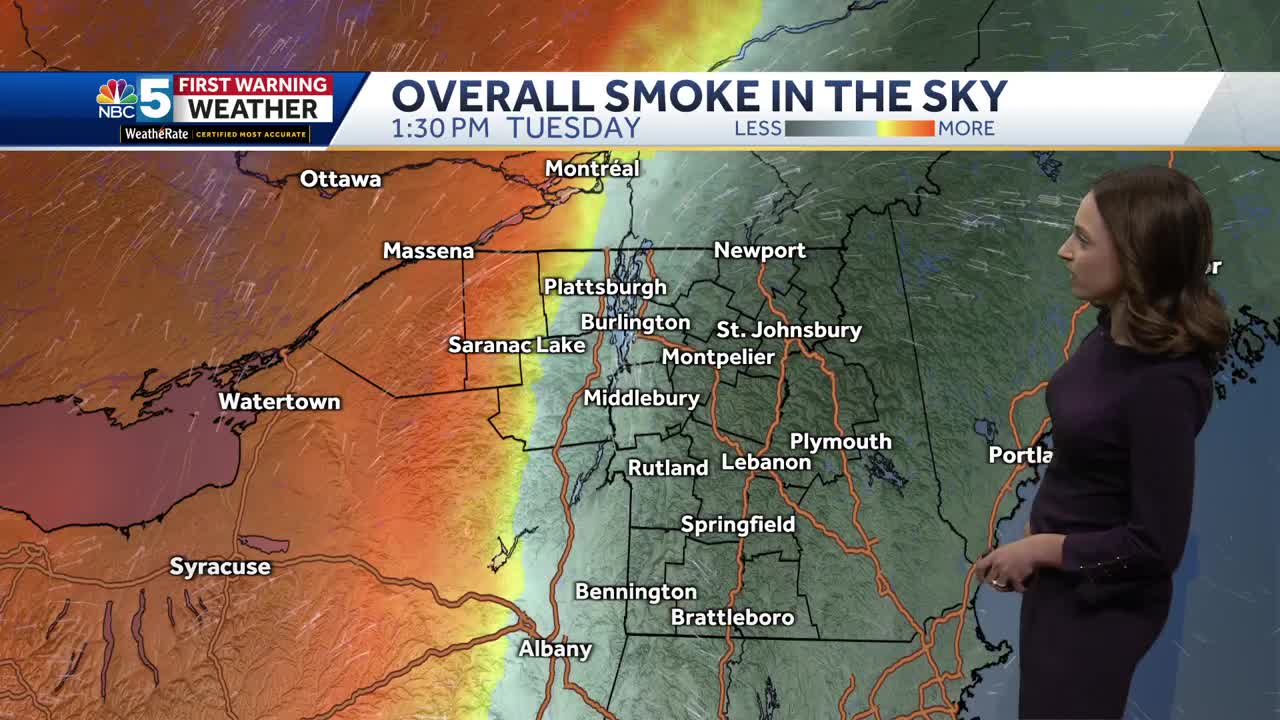 Tracking heat and wildfire smoke this workweek in Vermont, New York (06 ...
