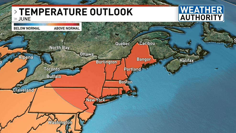 Cool, wet May likely followed by warm, drier June in Maine