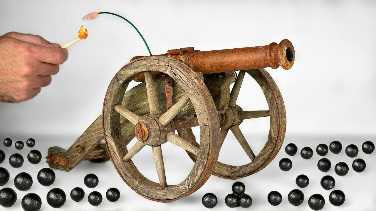Realistic Mini Cannon Restoration - TYSY TUBE