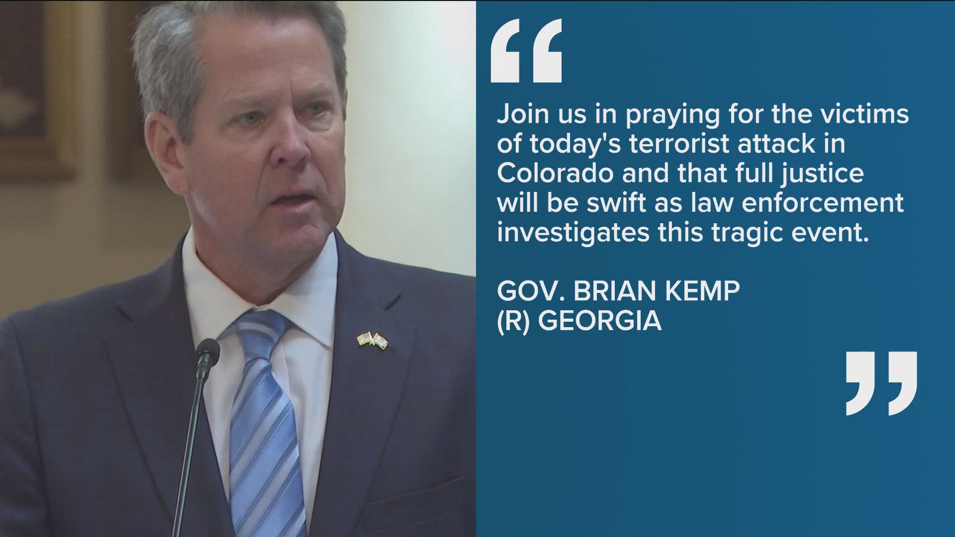 Georgia leaders respond to Colorado attack