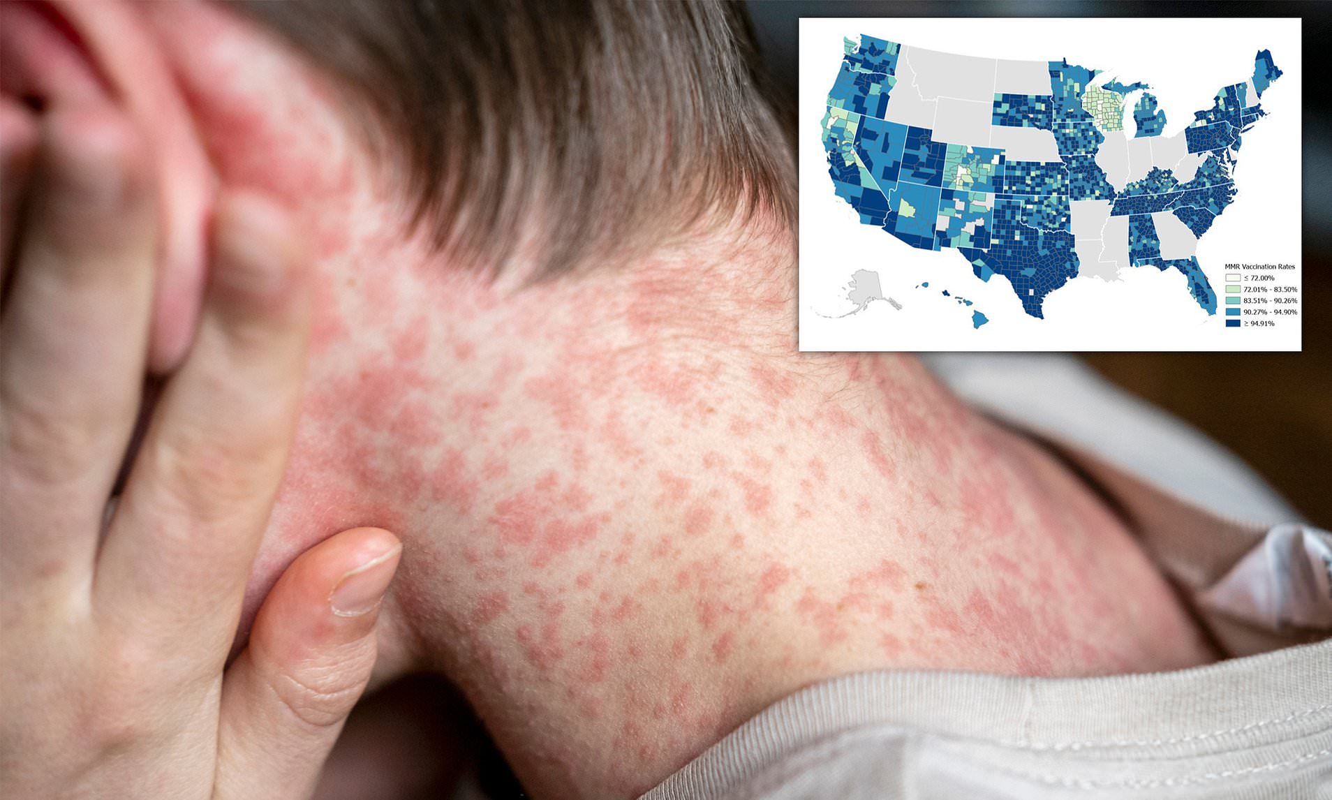Frightening map reveals US counties where world's most infectious ...