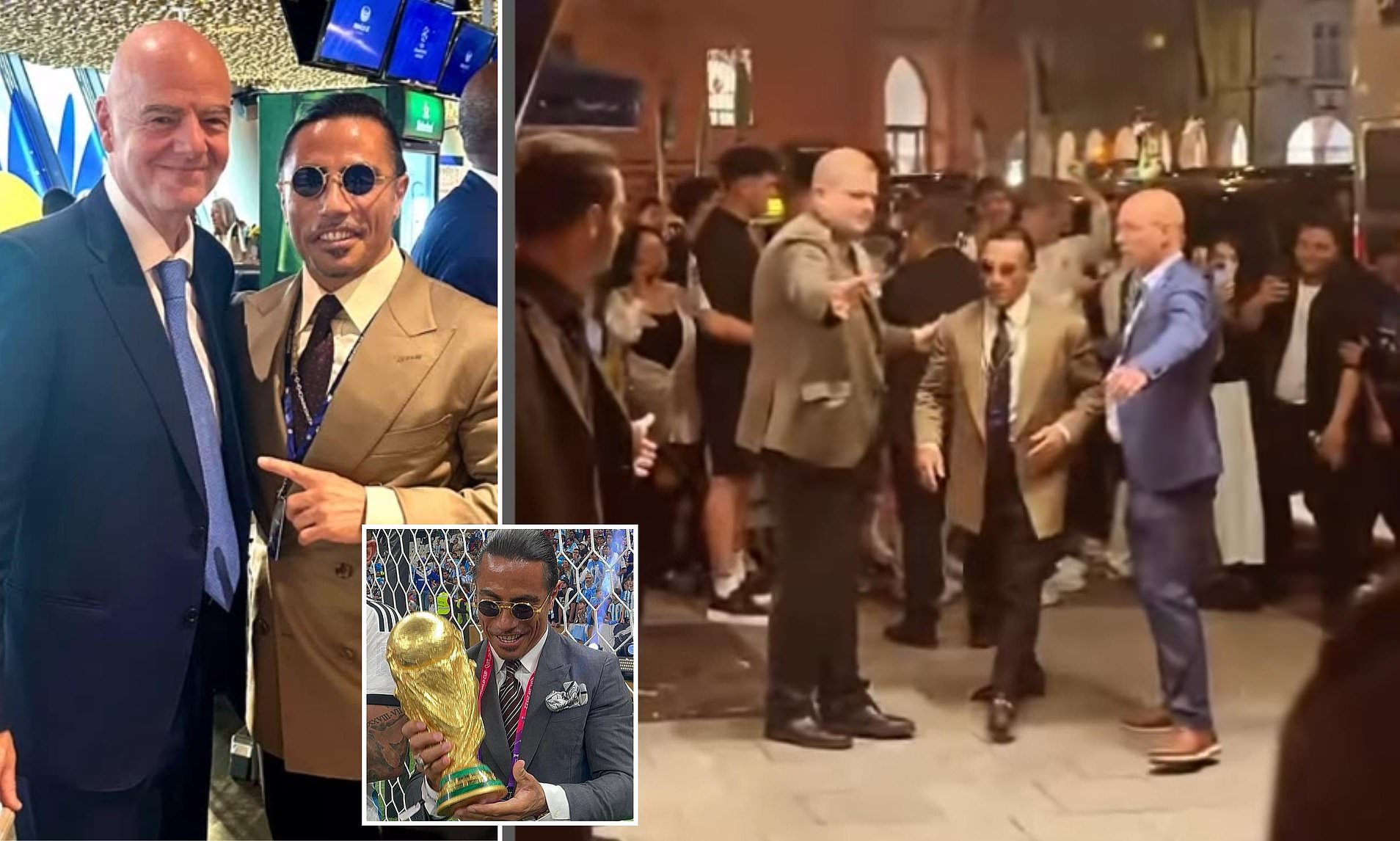 Salt Bae responds to claims he was 'KICKED OUT' of Champions League ...