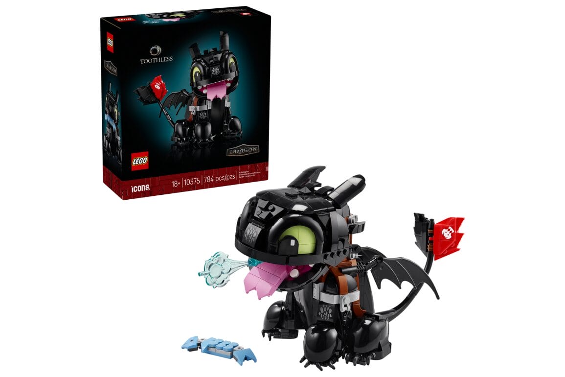 LEGO Icons 'How to Train Your Dragon' Toothless Now Available for Pre-Order