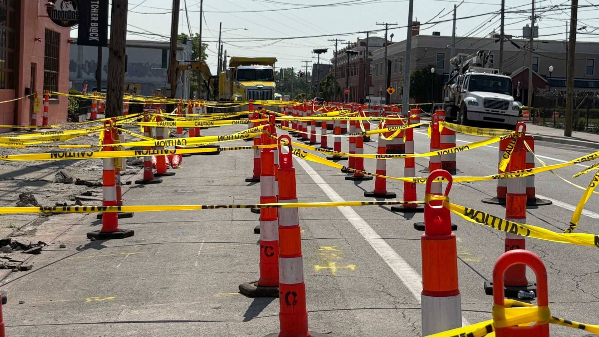 Main Street two-way conversion begins in downtown Louisville ...