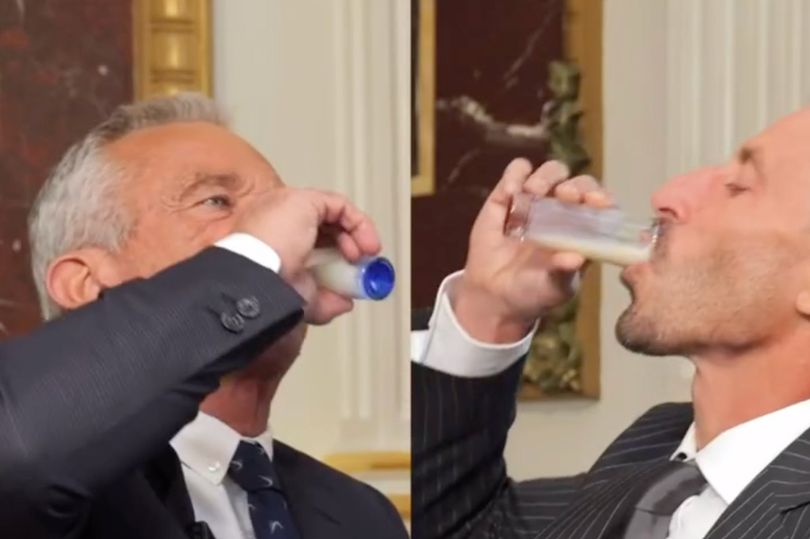 RFK Jr. slammed by doctors after chugging 'dangerous' milk with ...