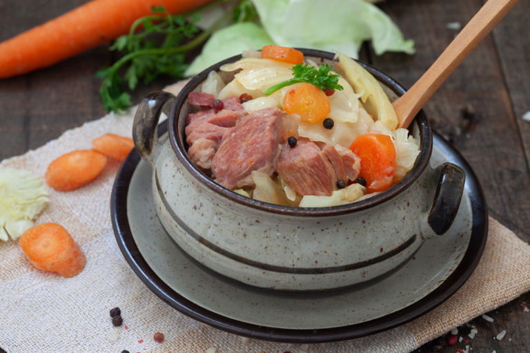 Slow Cooker Ham and Cabbage Stew Recipe