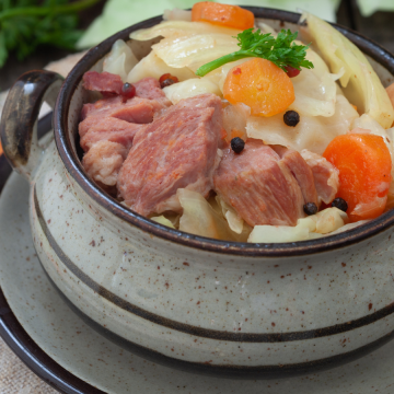 Slow Cooker Ham and Cabbage Stew Recipe