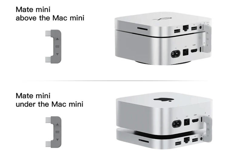 Mate mini : une nouvelle station d’accueil pour Mac mini M4 avec des emplacements pour SSD