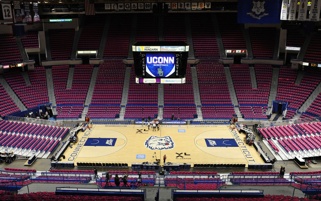 Hartford home of UConn Huskies basketball renamed PeoplesBank Arena