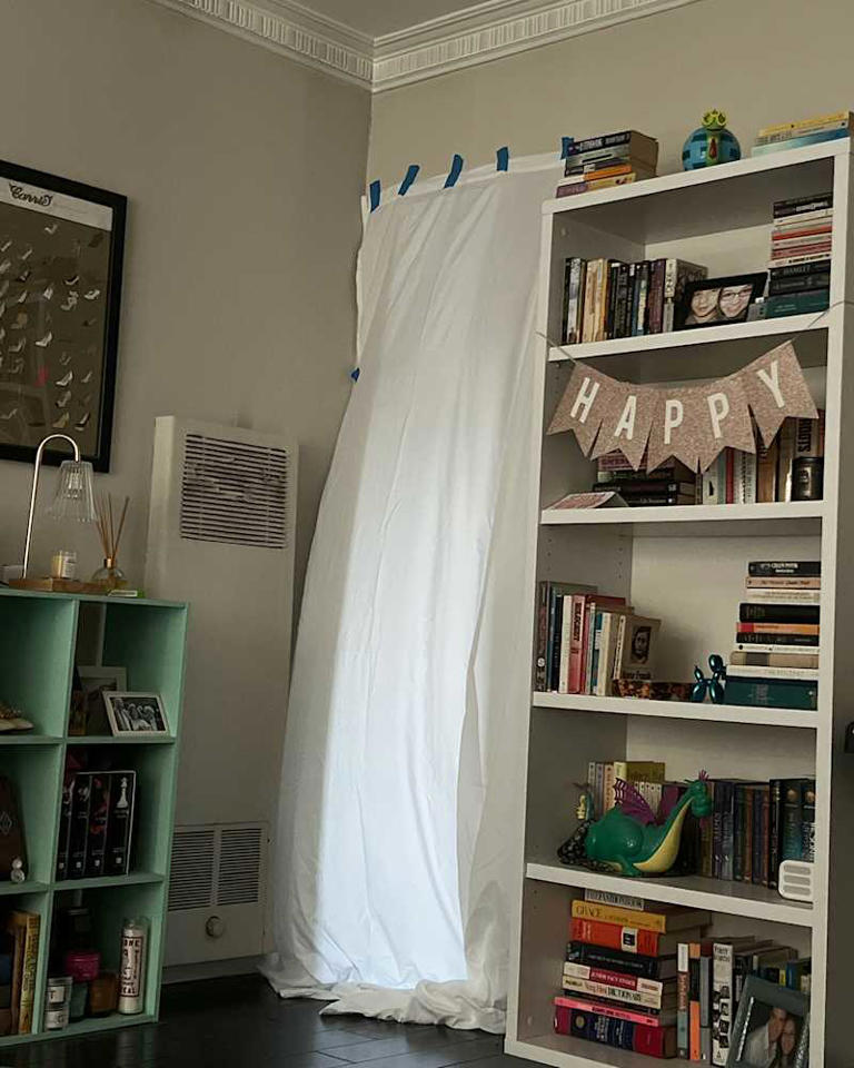 I used a bedsheet in my living room, and it's the smartest room cooling ...