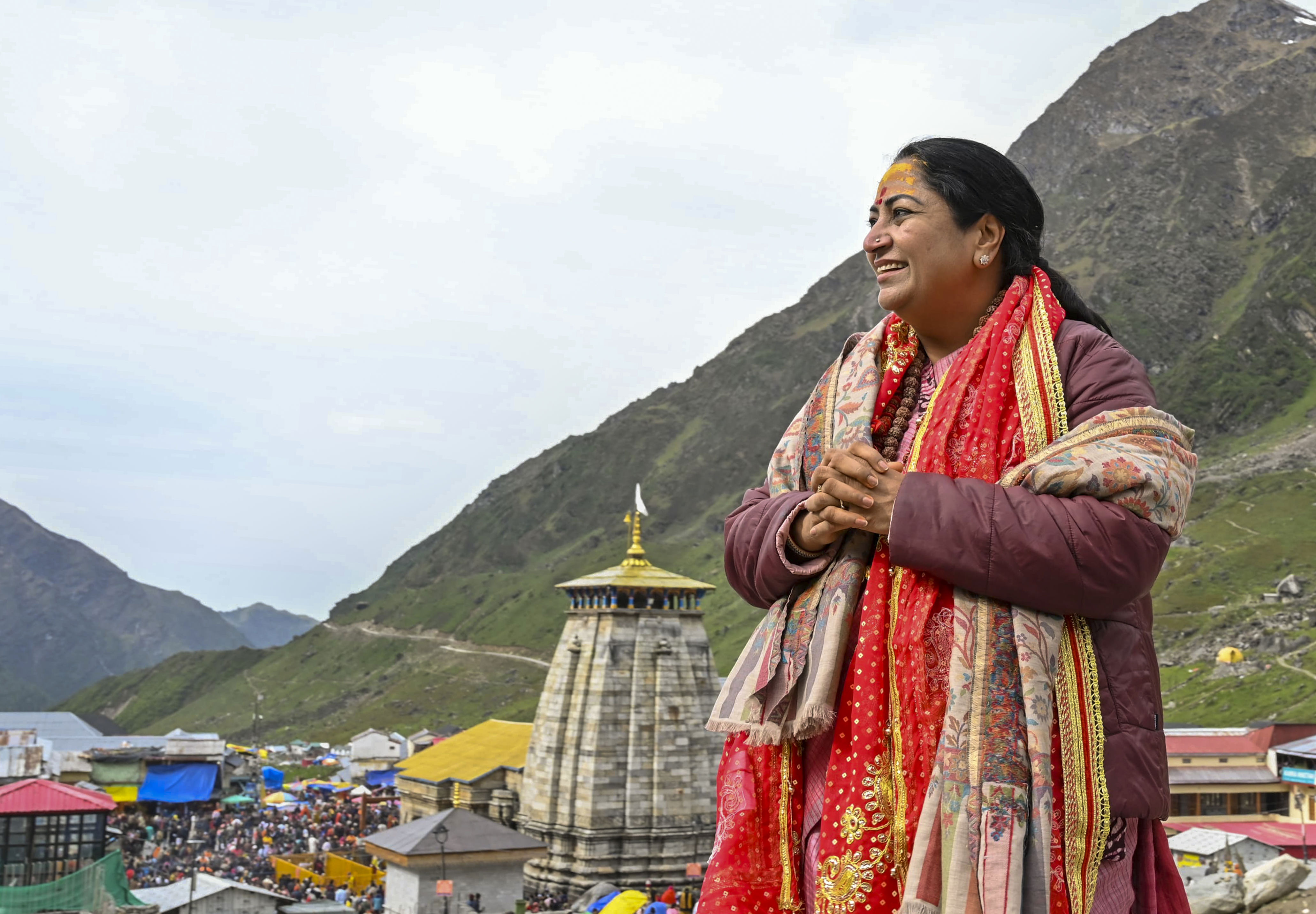Delhi CM Rekha Gupta visits Kedarnath, Badrinath dhams