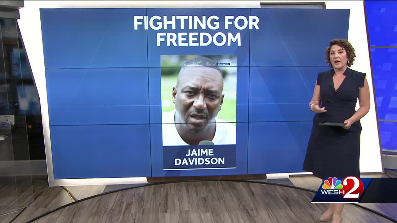 Jaime Davidson fighting for his freedom