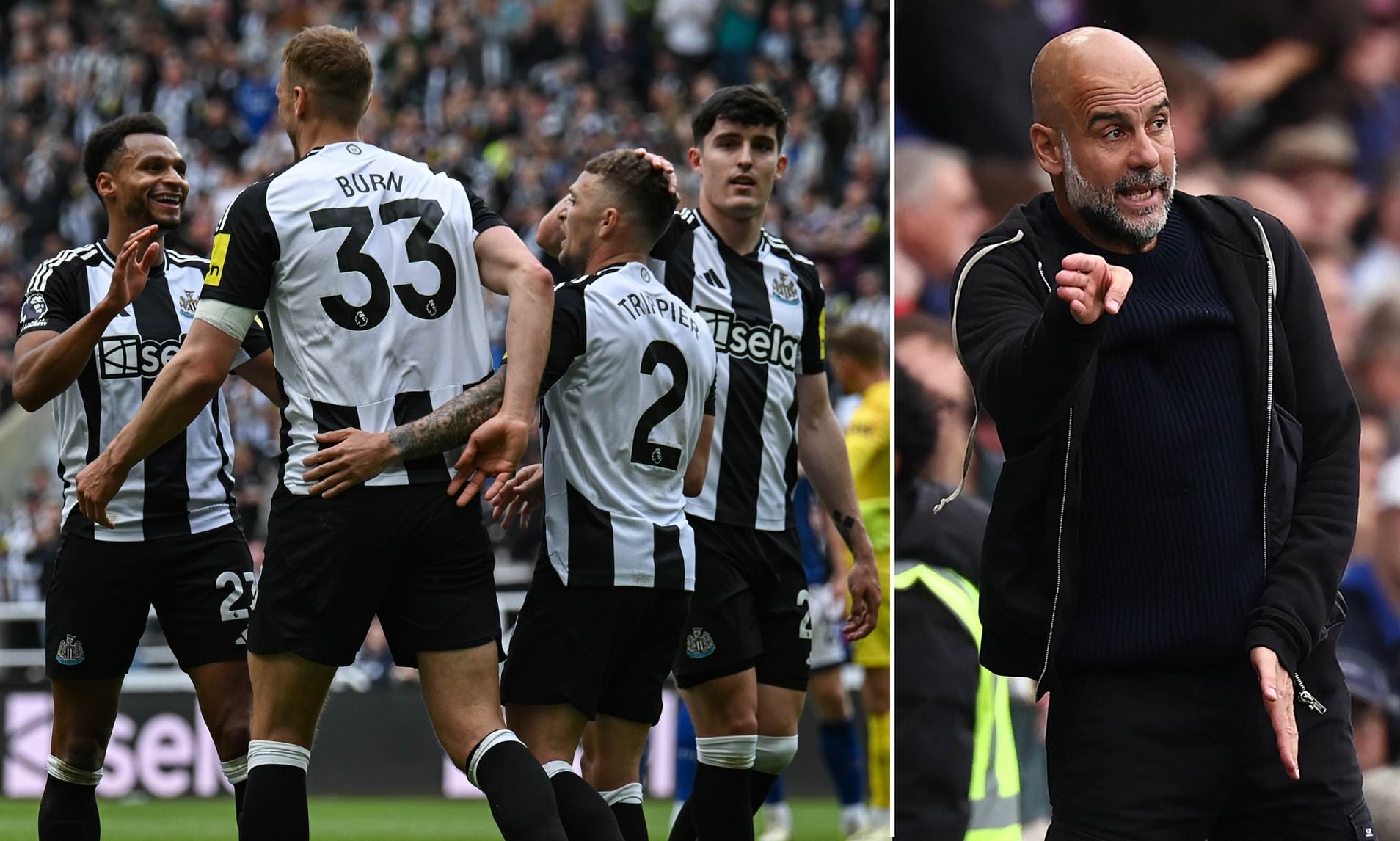 Man City boss Pep Guardiola keen on Newcastle star who featured in all ...