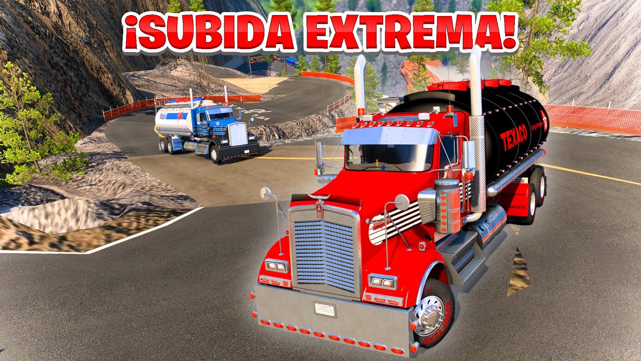 ¡La Subida Más Extrema Con Carro Tanque! ¦ American Truck Simulator