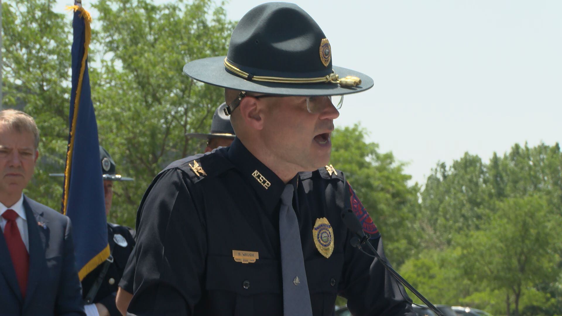Col. Bryan D. Waugh sworn in as 19th Nebraska State Patrol superintendent
