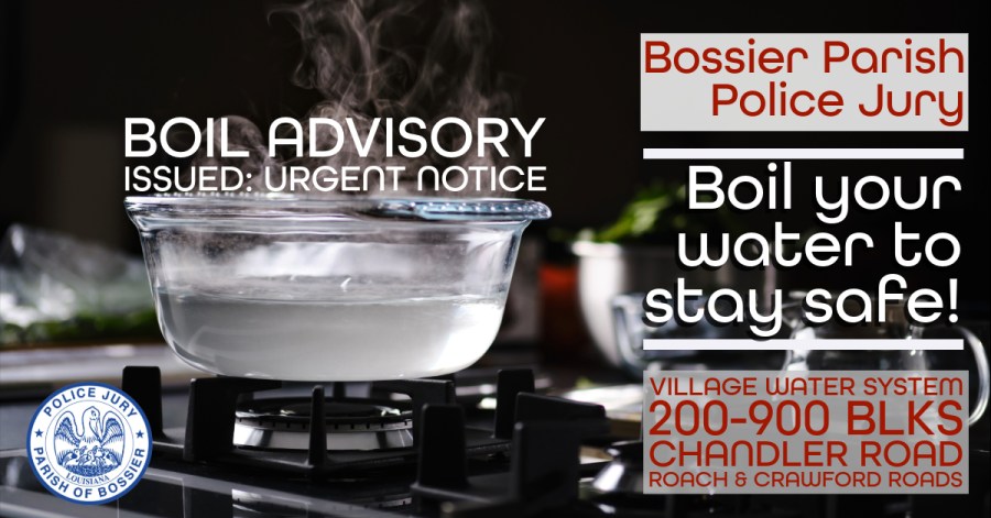 Boil water advisory issued for Haughton after mower accident