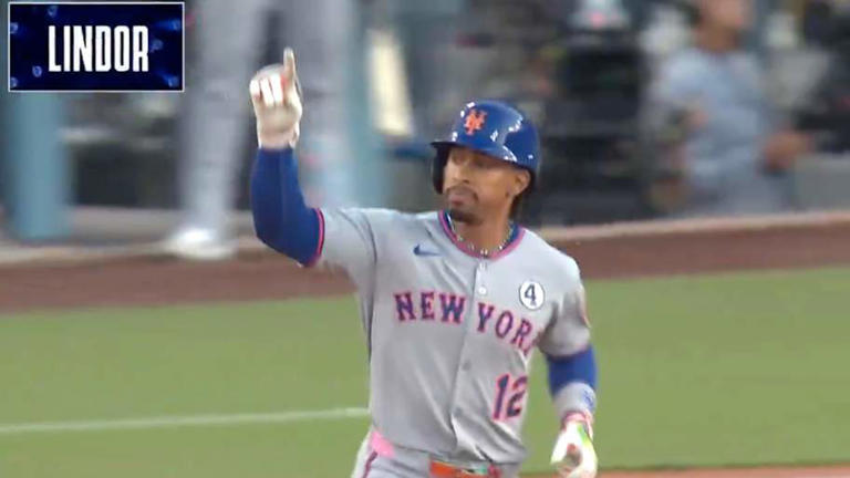 Francisco Lindor Nears Mets History With Leadoff Home Run vs. Dodgers